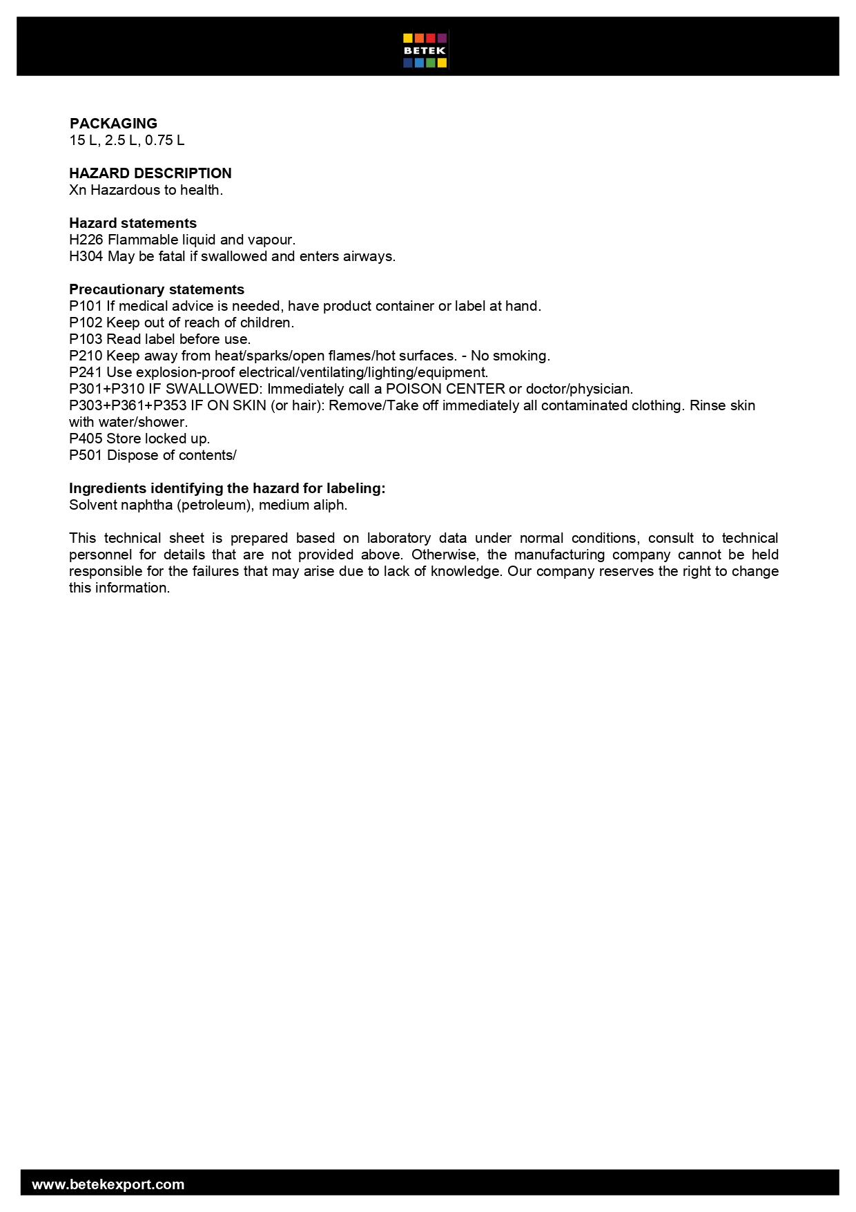 ANTI RUST TDS – Sesidia